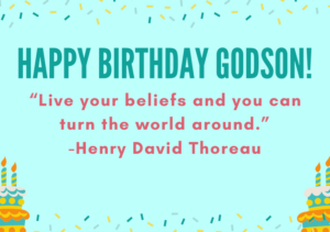 101 Best Happy Birthday Godson Messages and Quotes | FutureofWorking.com