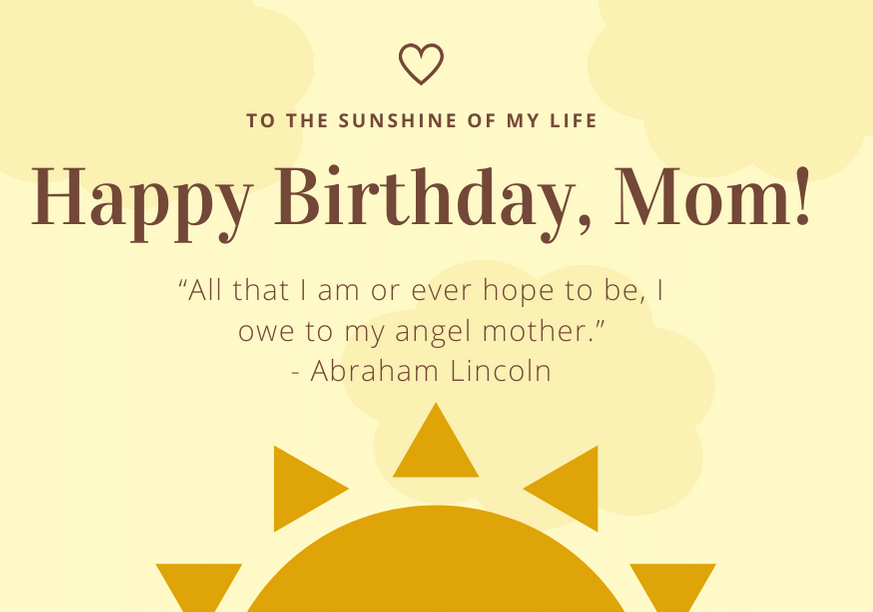 Cute Birthday Card Sayings For Mom Happy Birthday Card