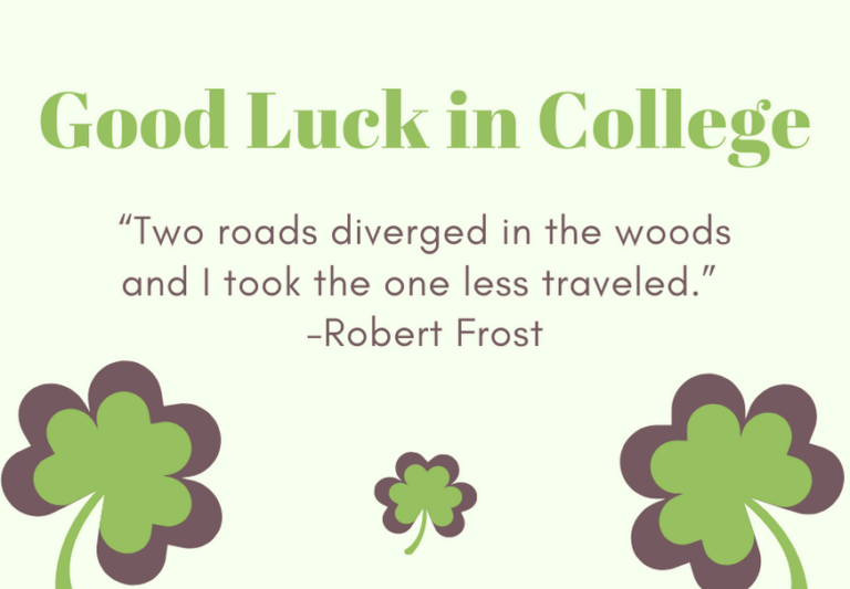 50 Best Good Luck in College Messages and Quotes | FutureofWorking.com
