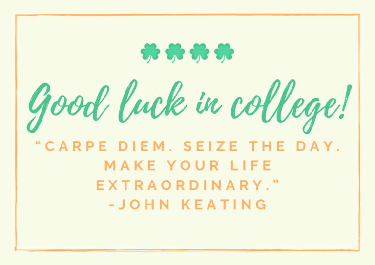 50 Best Good Luck in College Messages and Quotes | FutureofWorking.com