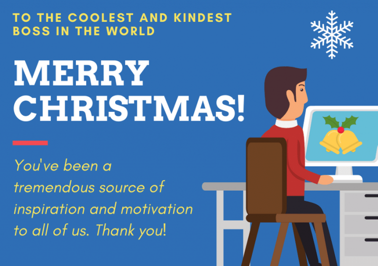75 Perfect Christmas Messages to your Boss | FutureofWorking.com